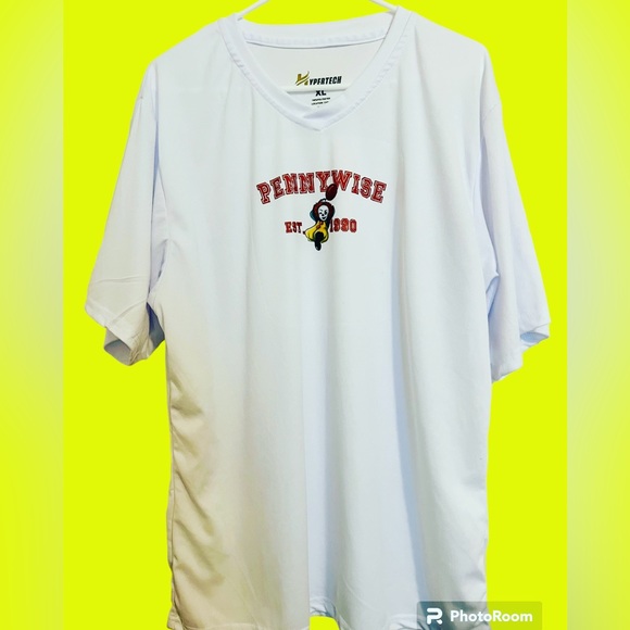 Hypertech | Shirts | Pennywise Est 99 Hypertech Vneck White Shirt Xl ...